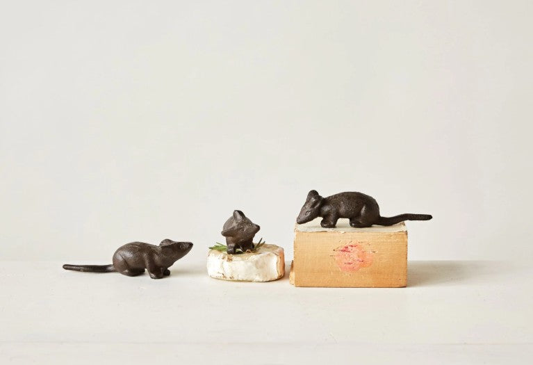 Asst Cast Iron Mouse – Merridian Home Furnishings