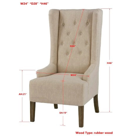 Riley Wing Chair – Merridian Home Furnishings